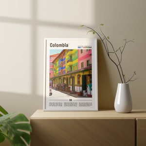 Colombia Poster, Colombia Print, Colombia Wall Art, South America ...