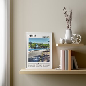 Halifax Print, Halifax Poster, Halifax Wall Art, Oil Painting Poster ...