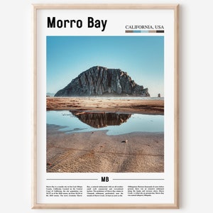 Morro Bay Print, Morro Bay Poster, Morro Bay Wall Art, Oil Painting ...