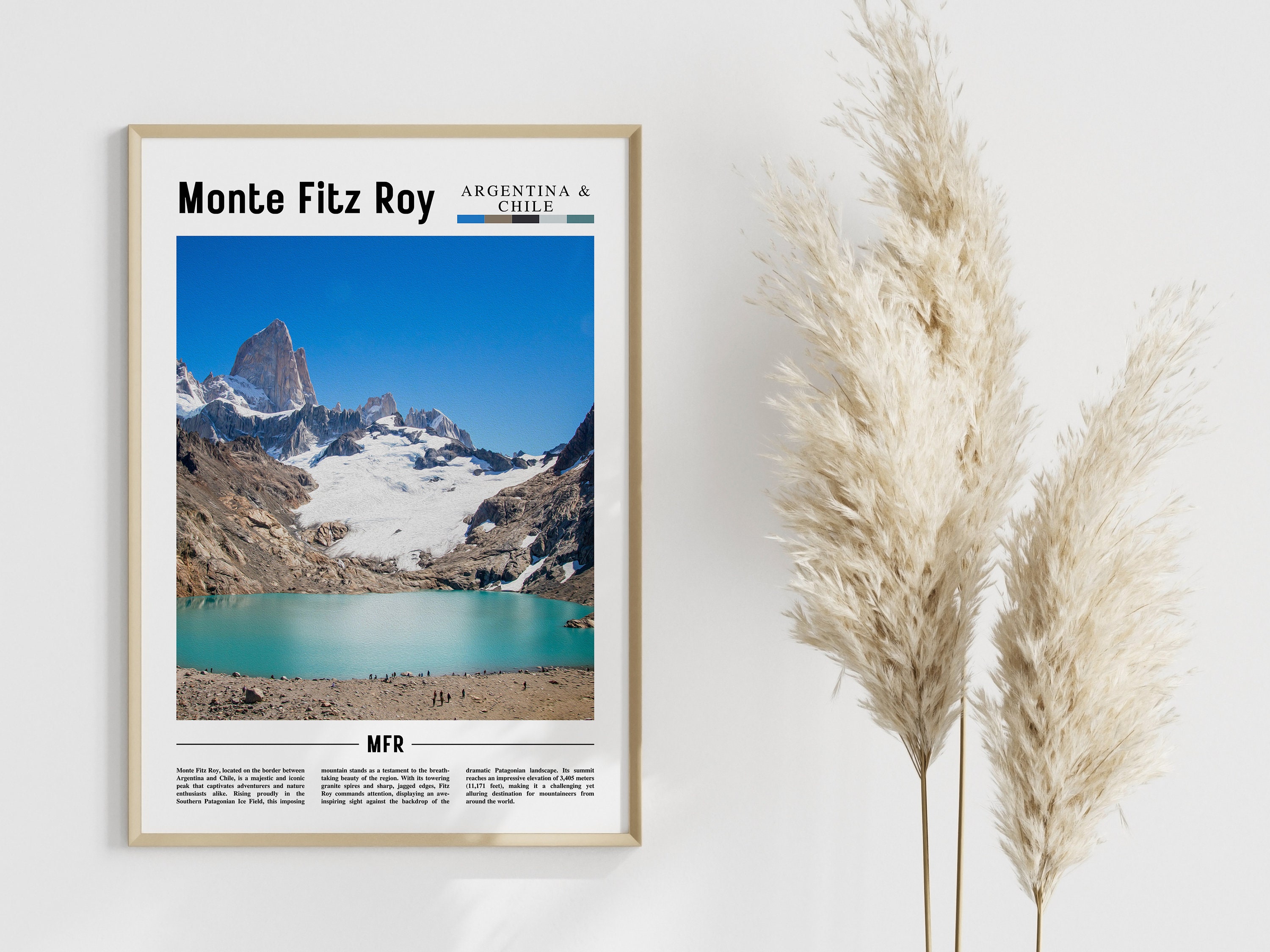Monte Fitz Roy Poster, Monte Fitz Roy Print, Monte Fitz Roy Wall Art ...