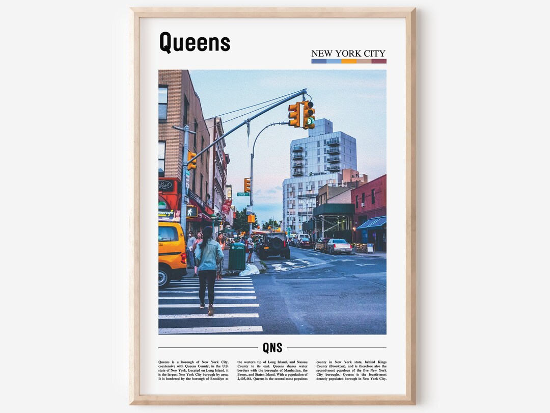 Queens Print, Queens Poster, Queens Wall Art, Oil Painting Poster ...