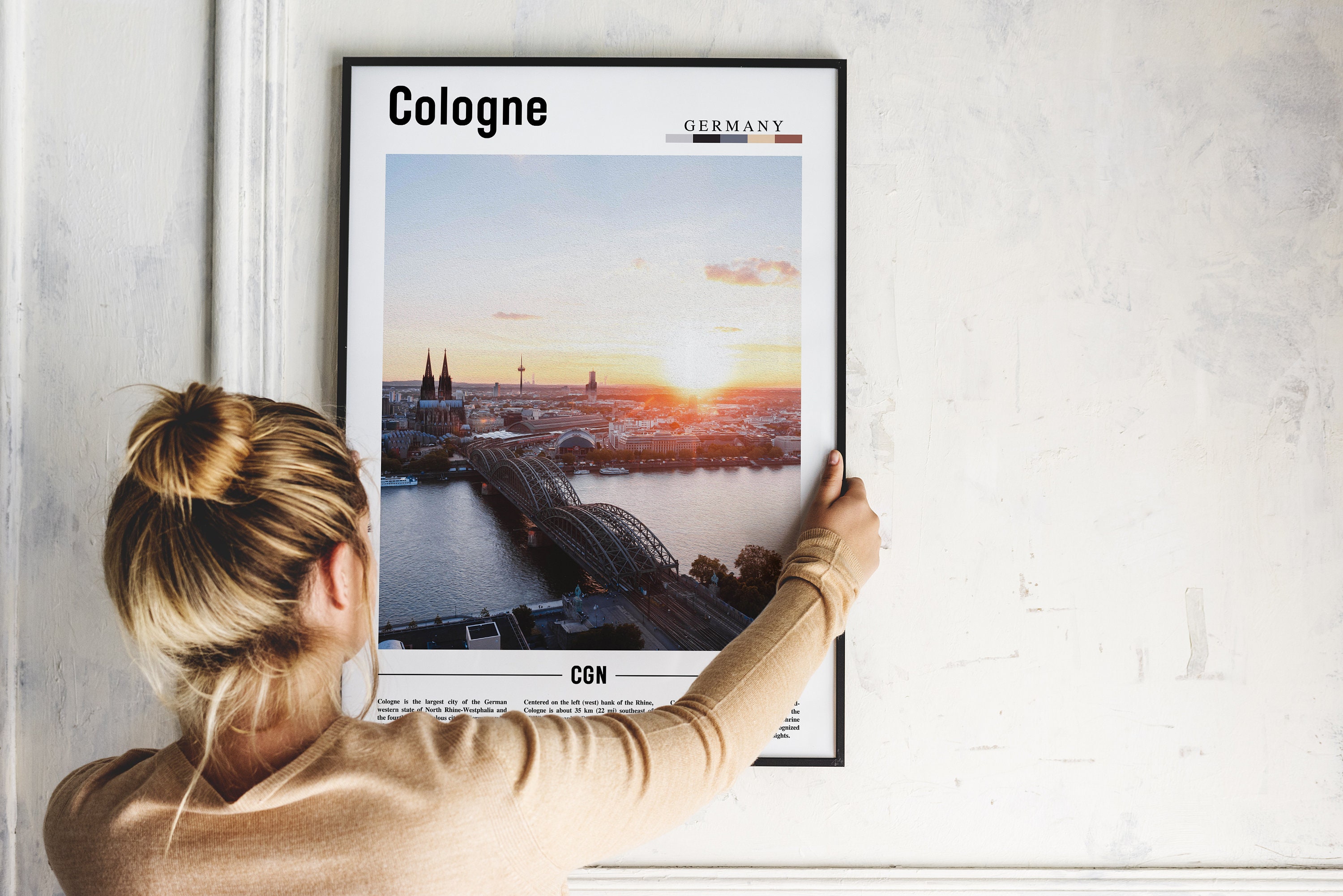 Cologne Print, Cologne Poster, Cologne Wall Art, Minimal Travel Print ...