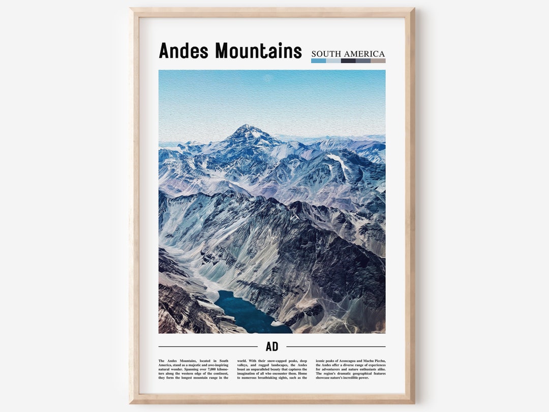 Andes Mountains Poster, Andes Mountains Print, Andes Mountains Wall Art ...