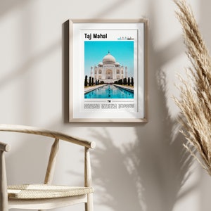 Taj Mahal Poster, Taj Mahal Print, Taj Mahal Wall Art, Asia Print, Asia ...