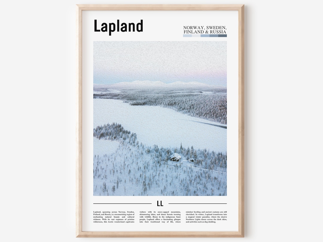Lapland Poster, Lapland Print, Lapland Wall Art, Europe Photo, Europe ...