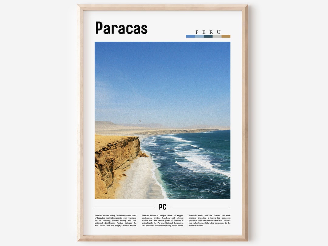 Paracas Poster, Paracas Print, Paracas Wall Art, South America Poster ...