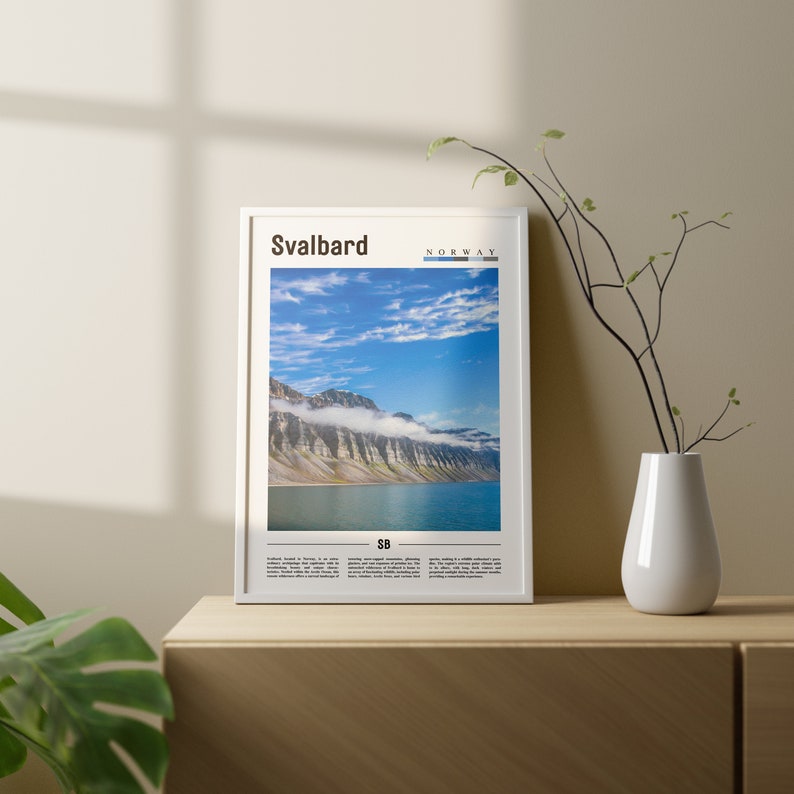 Svalbard Poster Svalbard Print Svalbard Wall Art Europe - Etsy
