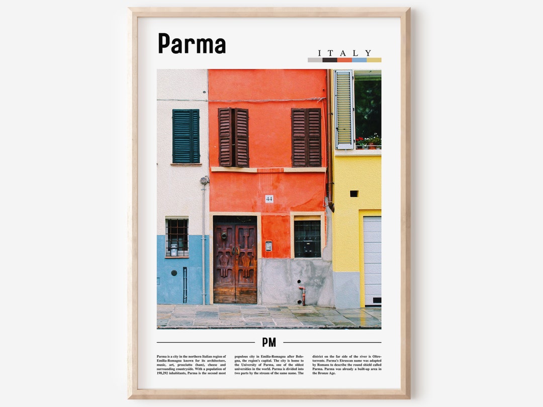 Parma Print, Parma Poster, Parma Wall Art, Minimal Travel Print, City ...