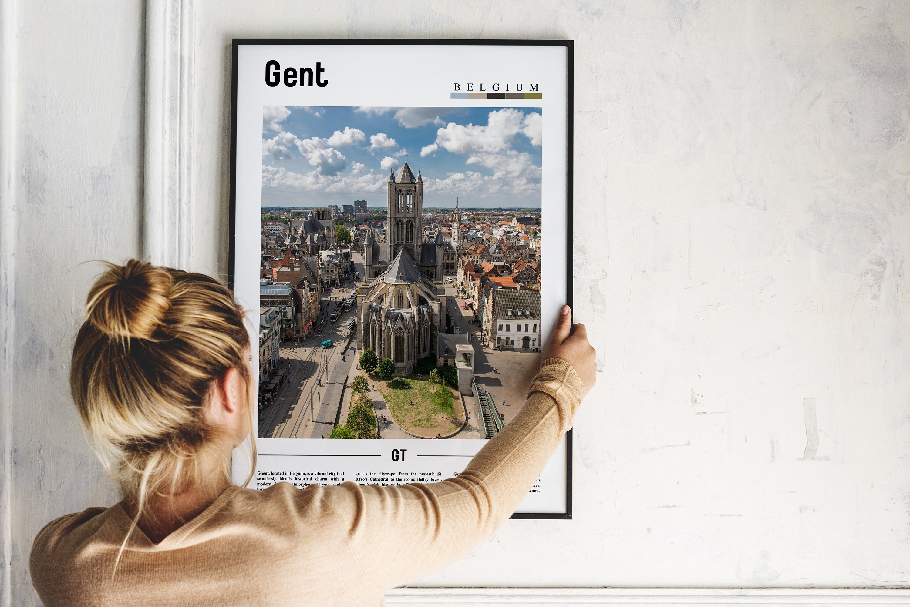 Gent Poster, Gent Print, Gent Wall Art, Europe Photo, Europe Poster ...