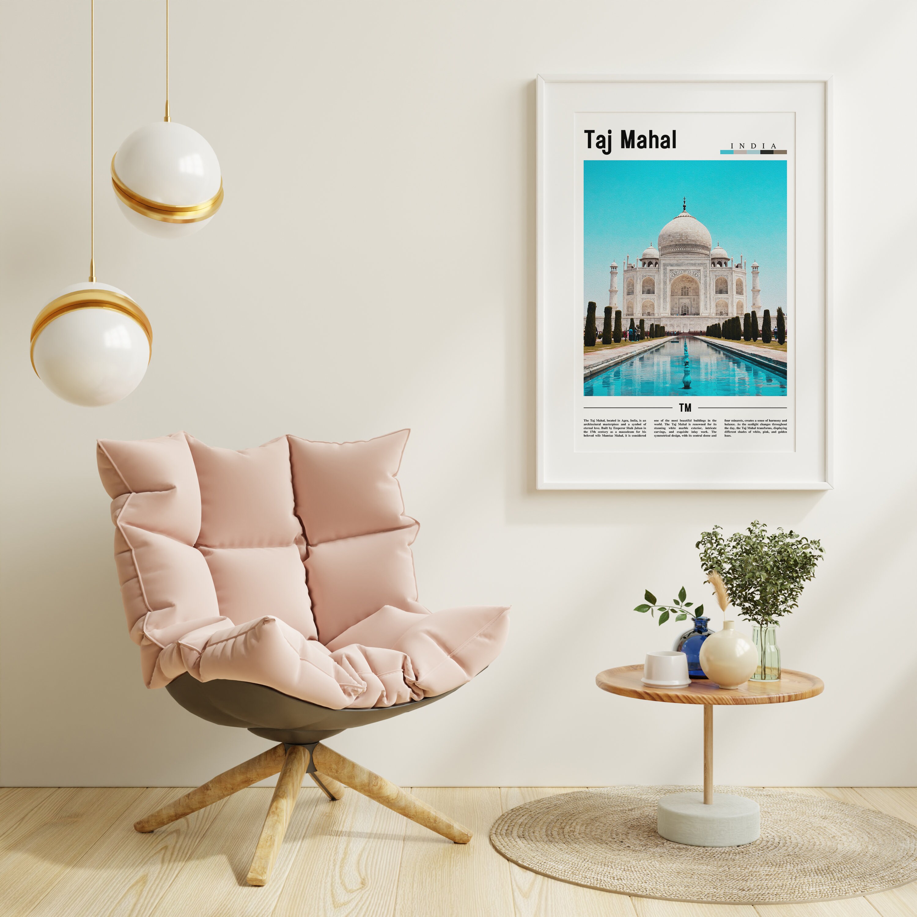 Taj Mahal Poster Taj Mahal Print Taj Mahal Wall Art Asia - Etsy