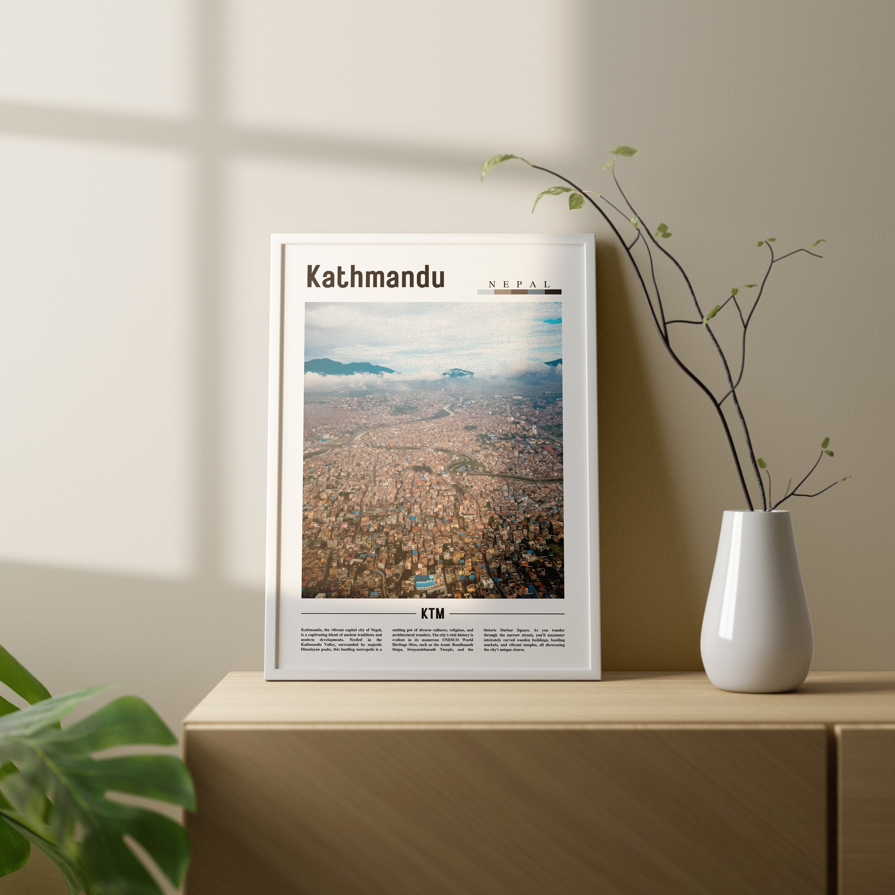 Kathmandu Poster Kathmandu Print Kathmandu Wall Art Asia - Etsy