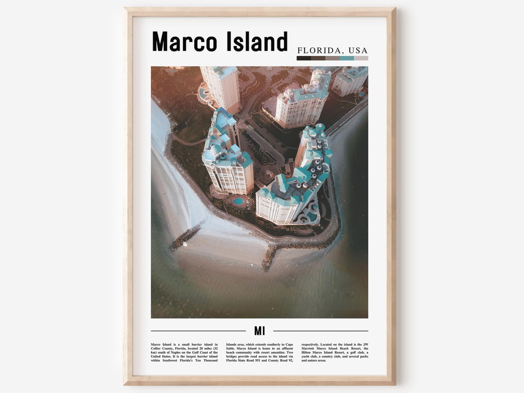 Marco Island Print, Marco Island Poster, Marco Island Wall Art, Oil ...