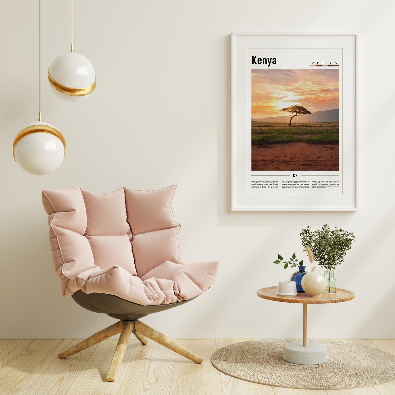 Kenya Poster, Kenya Print, Kenya Wall Art, Minimal Travel Print, Travel ...