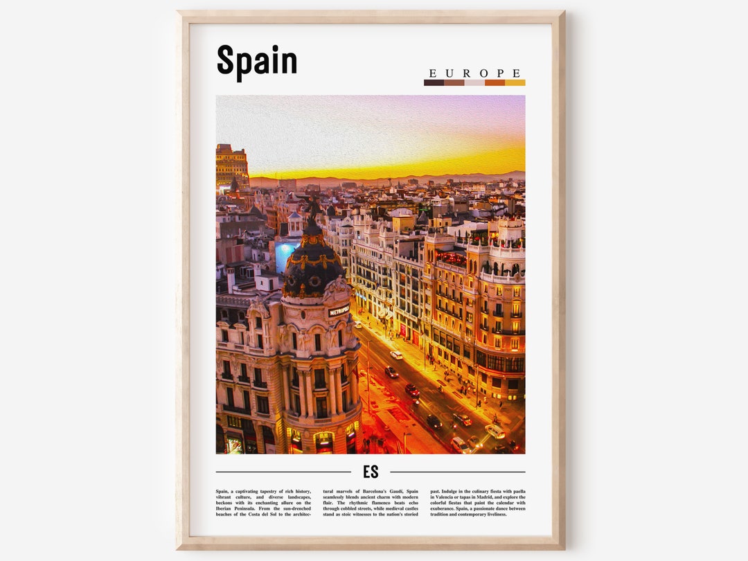 Spain Poster, Spain Print, Spain Wall Art, Spain Photo, Spain Art Print ...