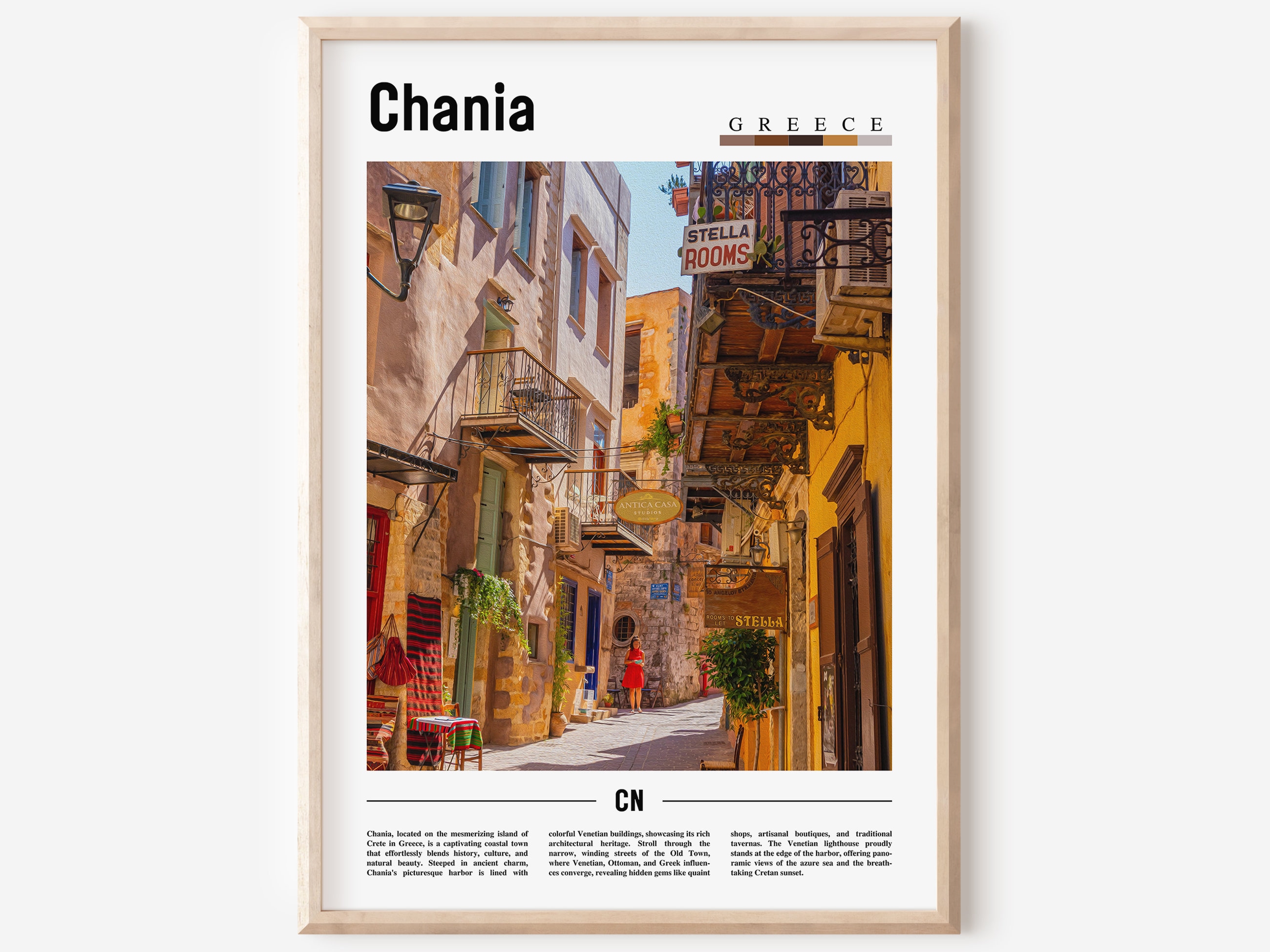 Chania Poster, Chania Print, Chania Wall Art, Europe Photo, Europe ...