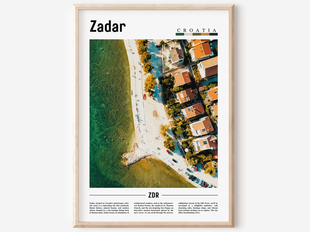 Zadar Poster, Zadar Print, Zadar Wall Art, Europe Photo, Europe Poster ...