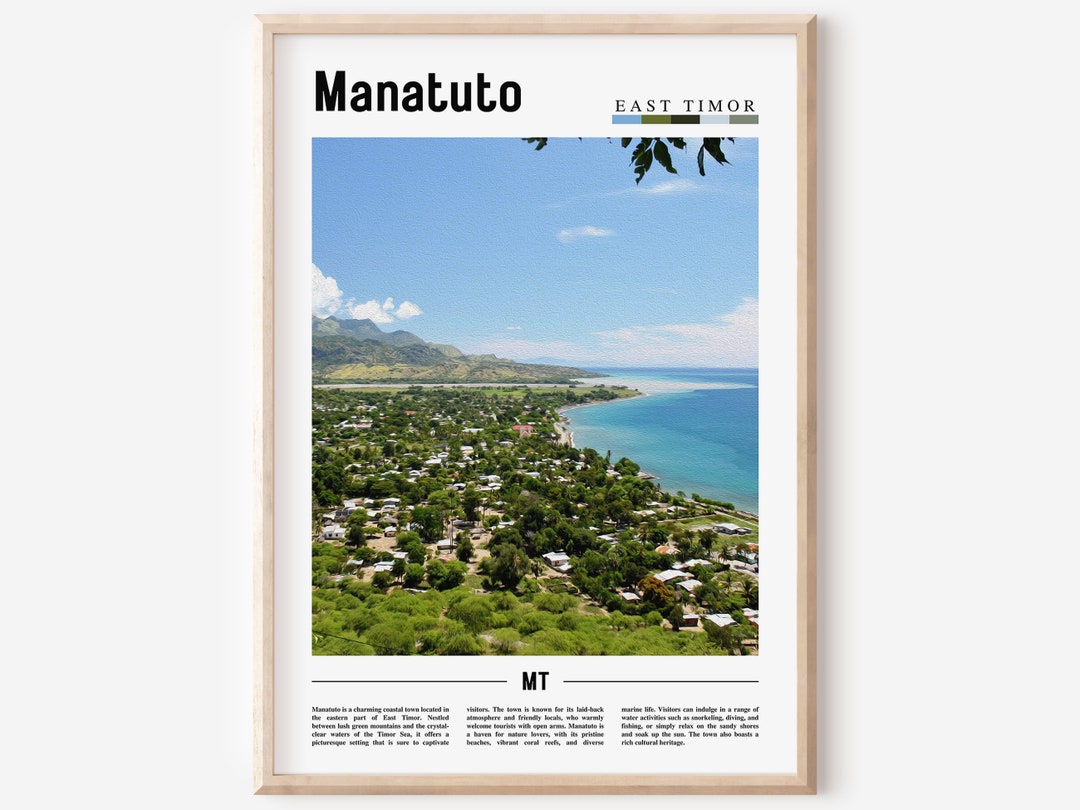 Manatuto Poster, Manatuto Print, Manatuto Wall Art, Asia Print, Asia ...