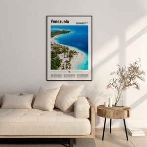 Venezuela Poster, Venezuela Print, Venezuela Wall Art, South America ...