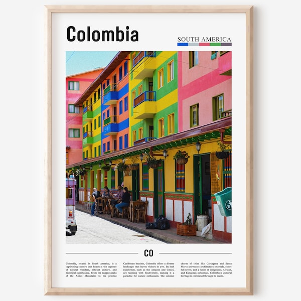 Colombia Poster - Etsy