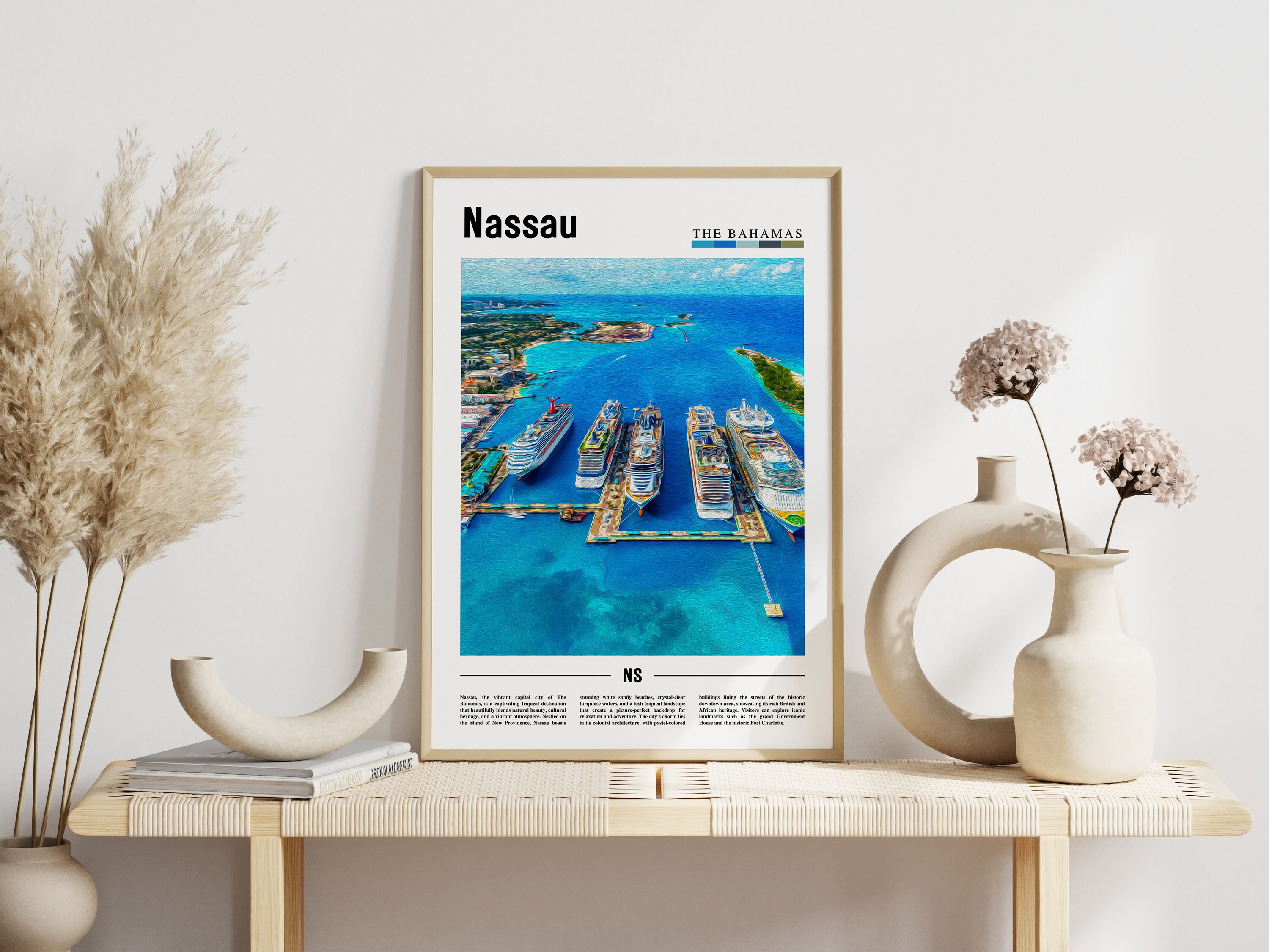 Nassau Poster Nassau Print Nassau Wall Art Caribbean Photo - Etsy