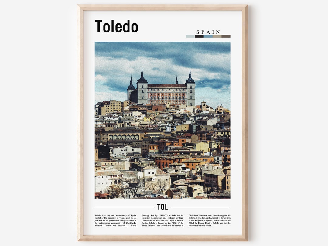 Toledo Poster, Toledo Print, Toledo Wall Art, Spain Photo, Spain Poster ...