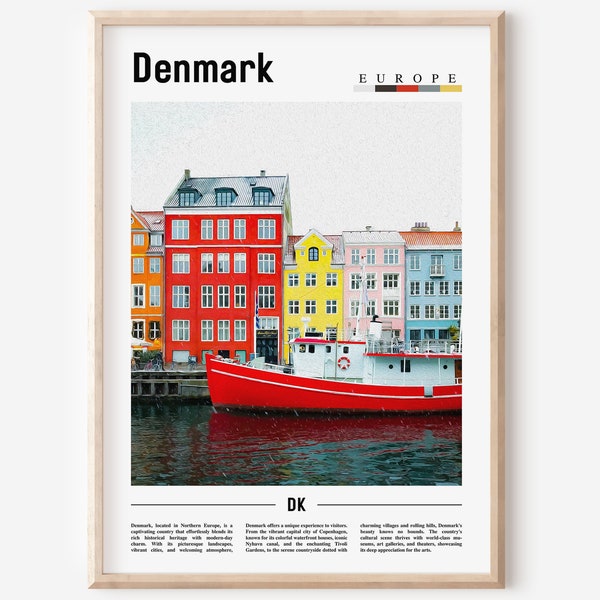 Denmark Poster - Etsy