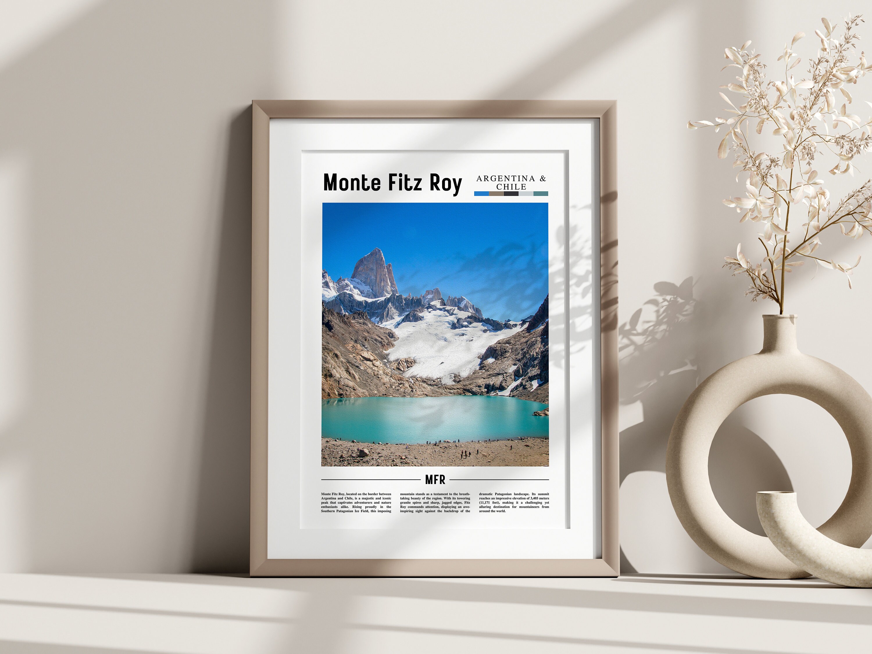 Monte Fitz Roy Poster, Monte Fitz Roy Print, Monte Fitz Roy Wall Art ...