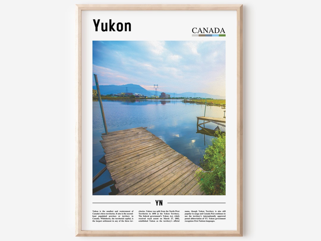 Yukon Print, Yukon Poster, Yukon Wall Art, Oil Painting Poster ...