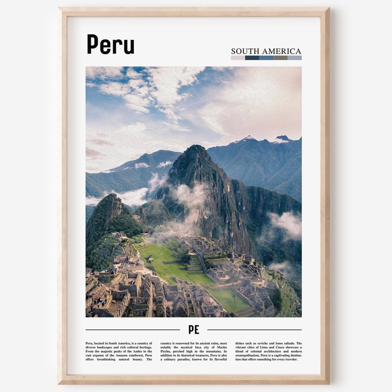 Peru Poster - Etsy