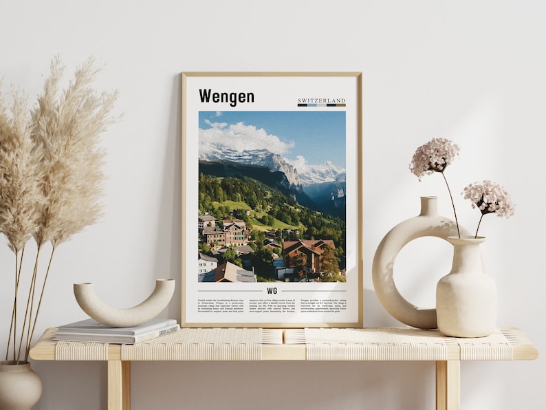 Wengen Poster, Wengen Print, Wengen Wall Art, Europe Photo, Europe ...