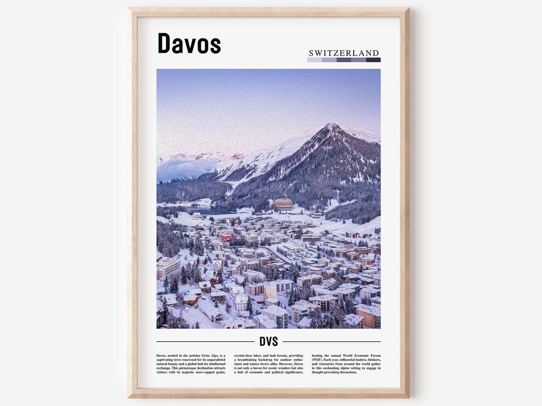 Davos Poster, Davos Print, Davos Wall Art, Europe Photo, Europe Poster ...