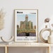 Mecca Poster, Mecca Print, Mecca Wall Art, Minimal Travel Print, Travel ...