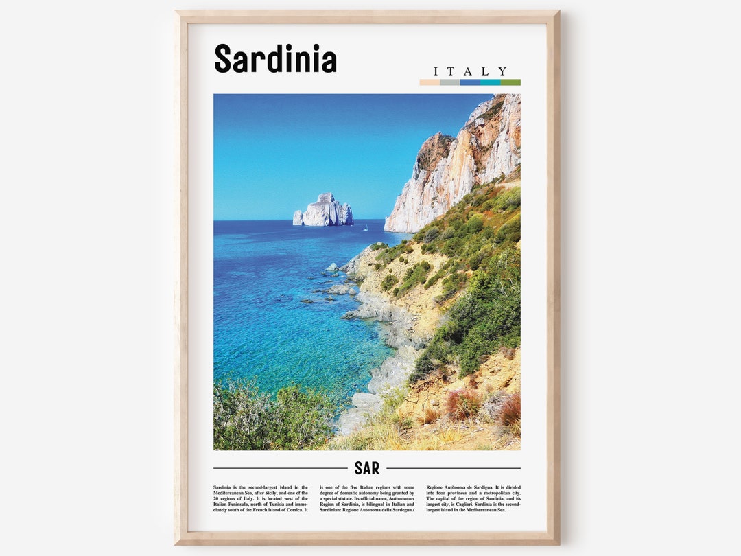 Sardinia Print, Sardinia Poster, Sardinia Wall Art, Italy Poster, Italy ...