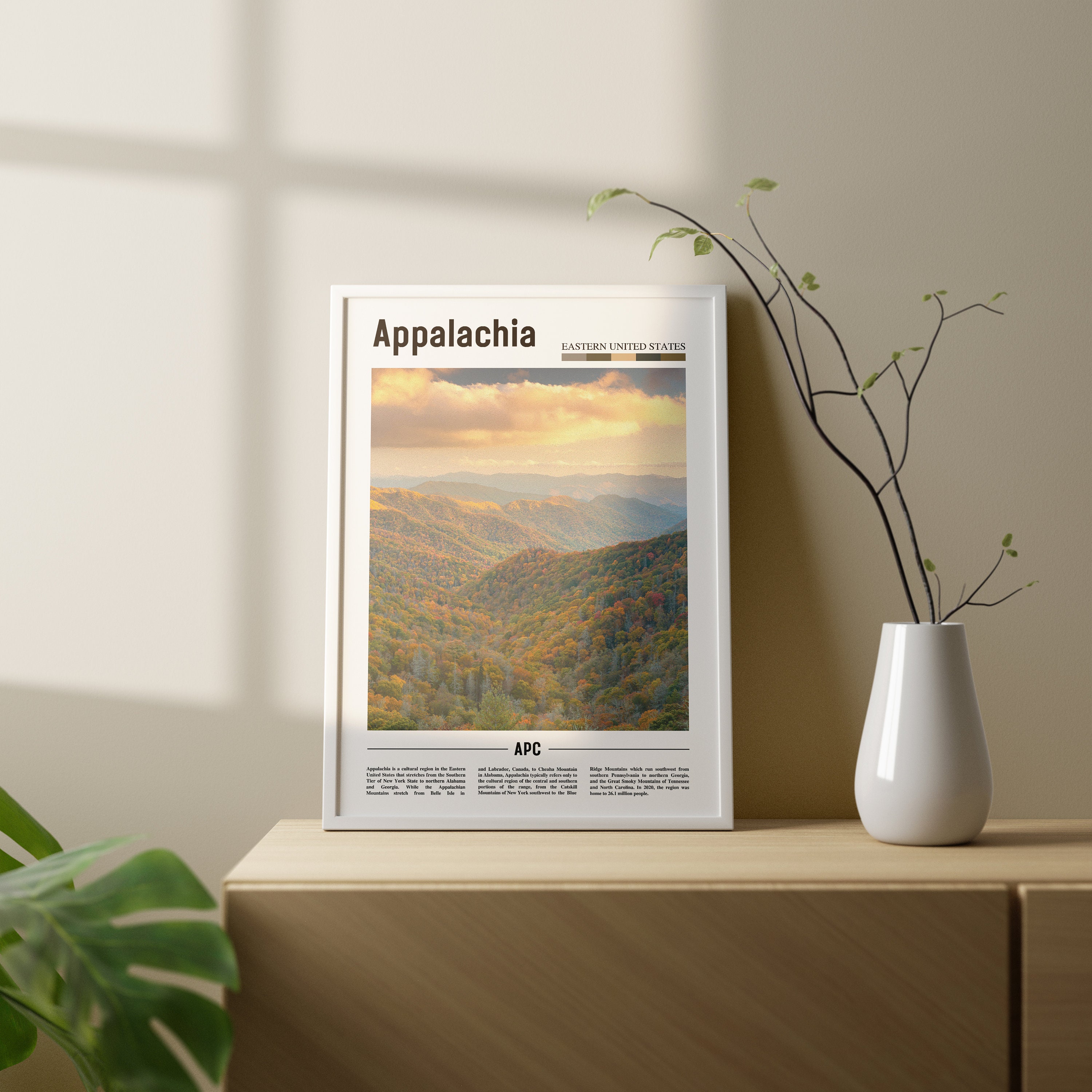 Appalachia Print, Appalachia Poster, Appalachia Wall Art, Oil Painting ...