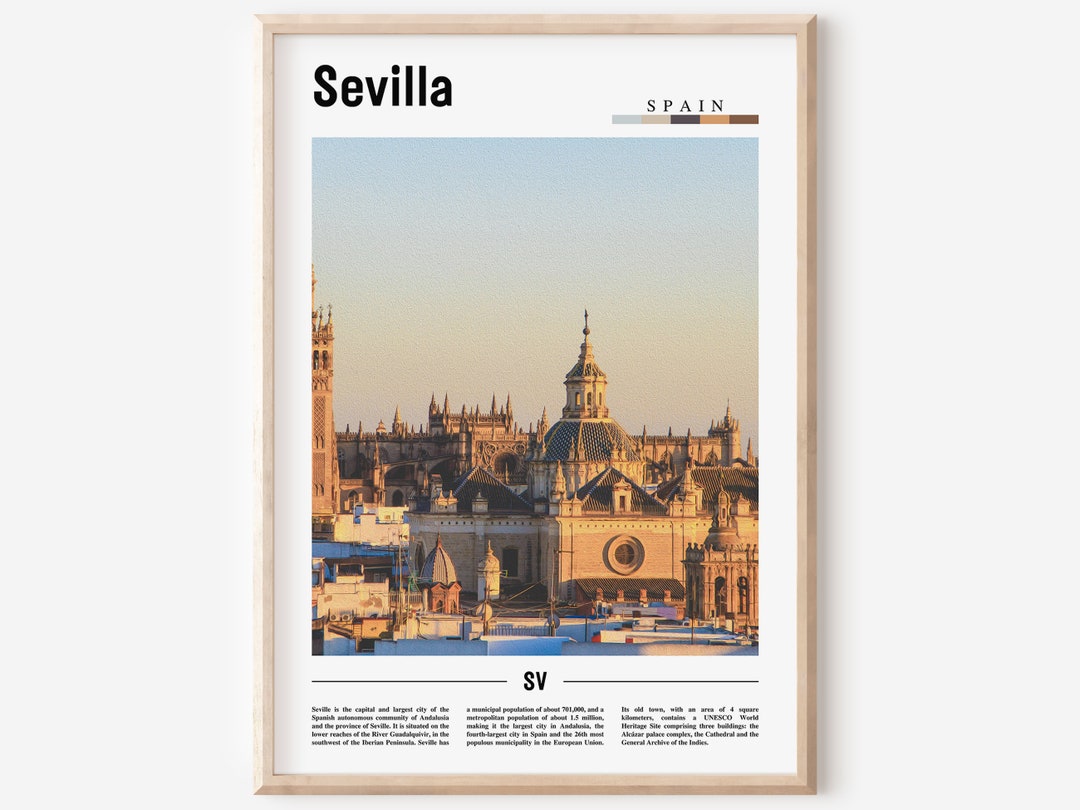Sevilla Poster, Sevilla Print, Sevilla Wall Art, Spain Photo, Spain ...
