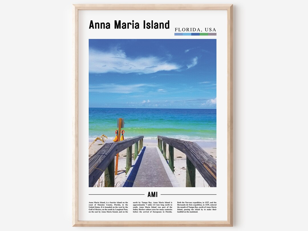 Anna Maria Island Print, Anna Maria Island Poster, Anna Maria Island ...