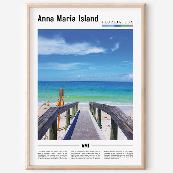 Anna Maria Island Print - Etsy