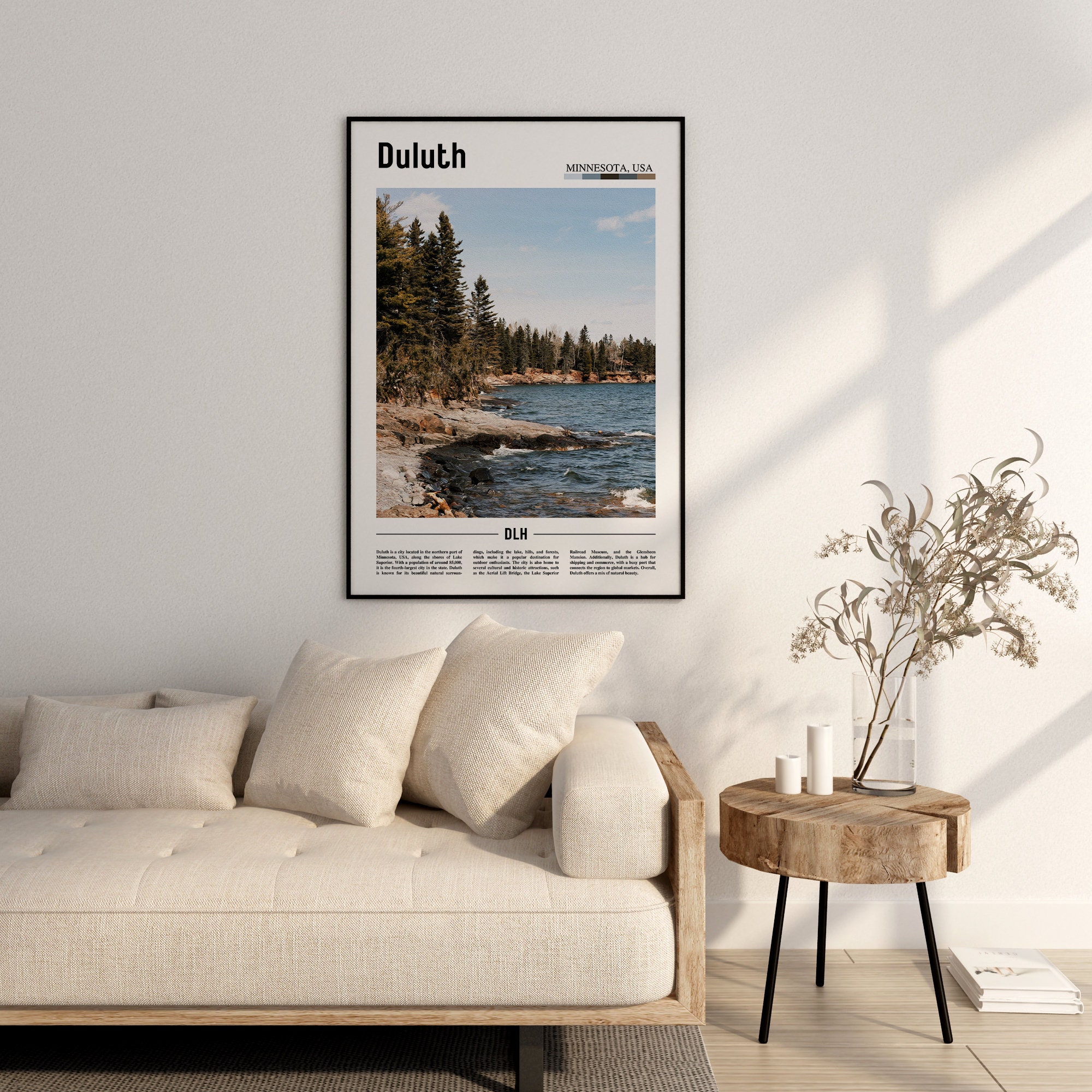 Duluth Poster, Duluth Print, Duluth Wall Art, United States Photo ...