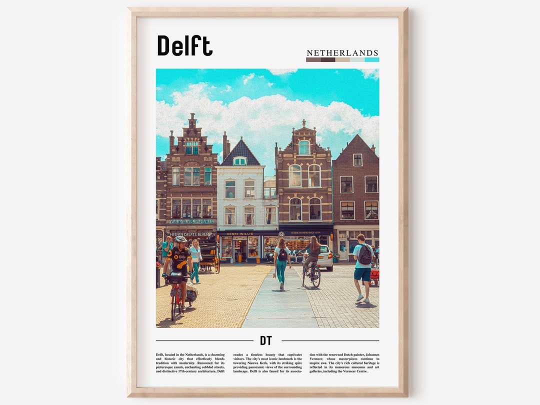 Delft Poster, Delft Print, Delft Wall Art, Europe Photo, Europe Poster ...