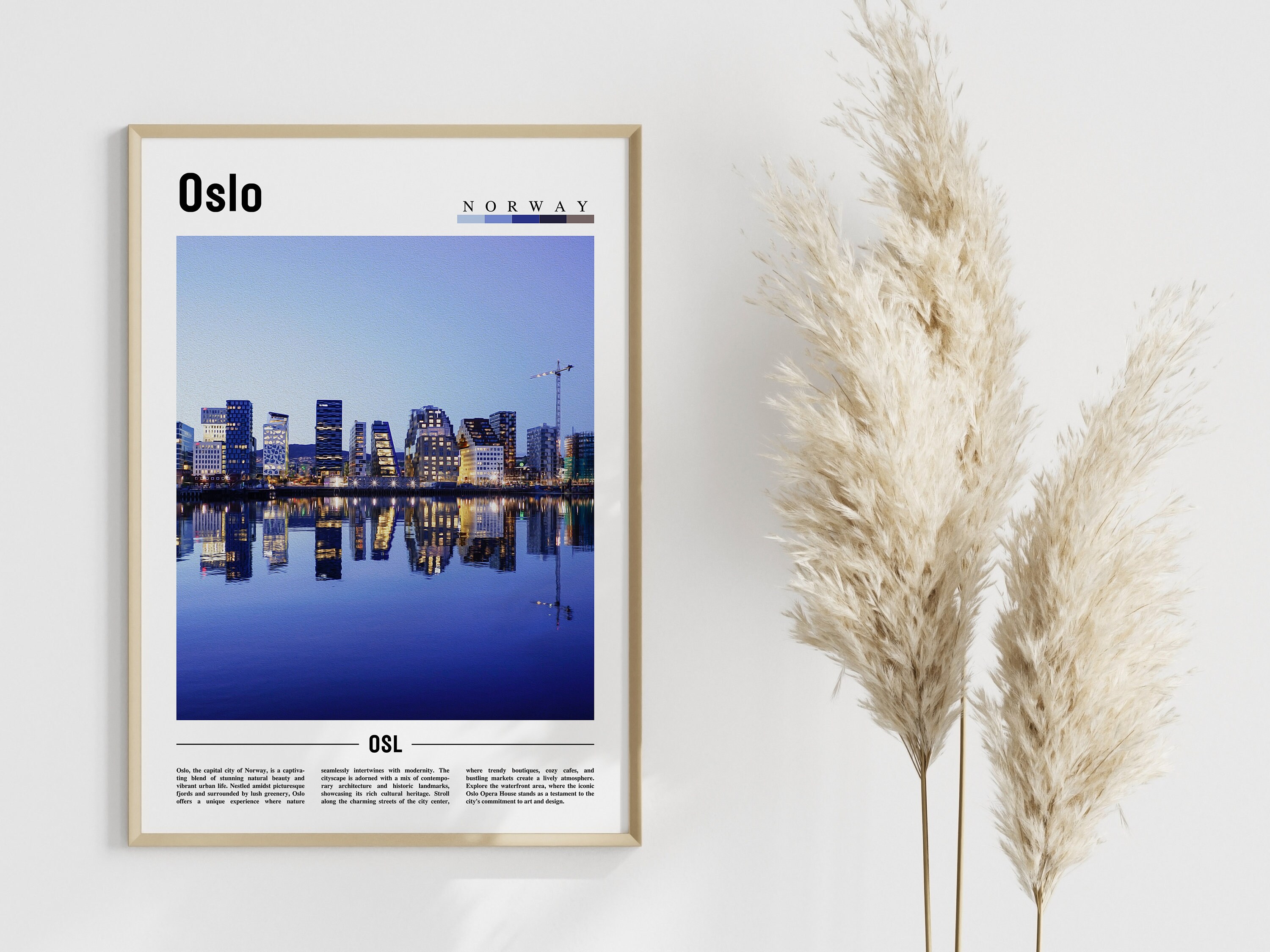 Oslo Poster, Oslo Print, Oslo Wall Art, Europe Photo, Europe Poster ...