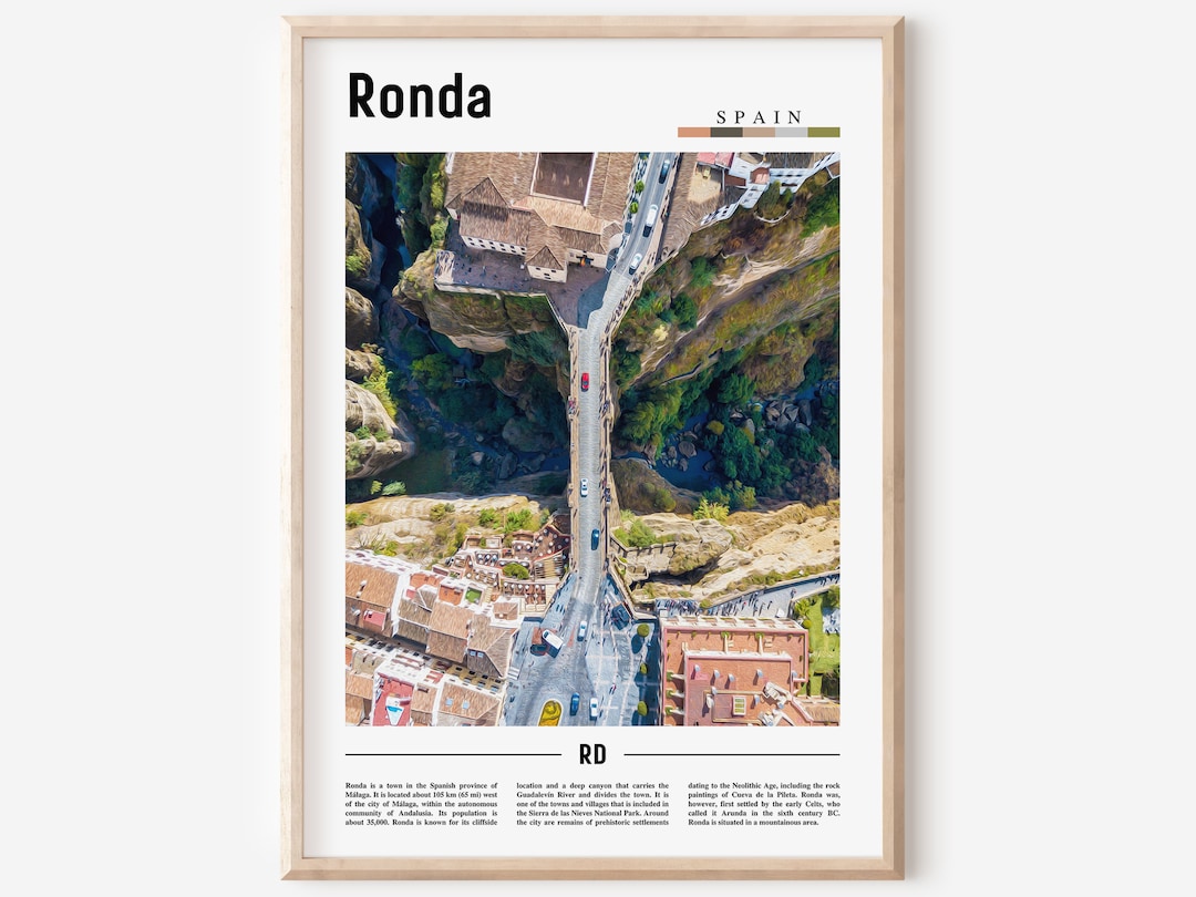 Ronda Poster, Ronda Print, Ronda Wall Art, Spanien Foto, Spanien Poster ...