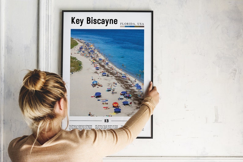 Key Biscayne Print, Key Biscayne Poster, Key Biscayne Wall Art, Oil ...