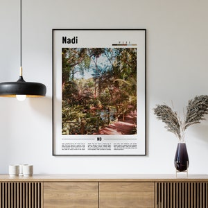 Nadi Poster, Nadi Print, Nadi Wall Art, Minimal Travel Print, Travel ...