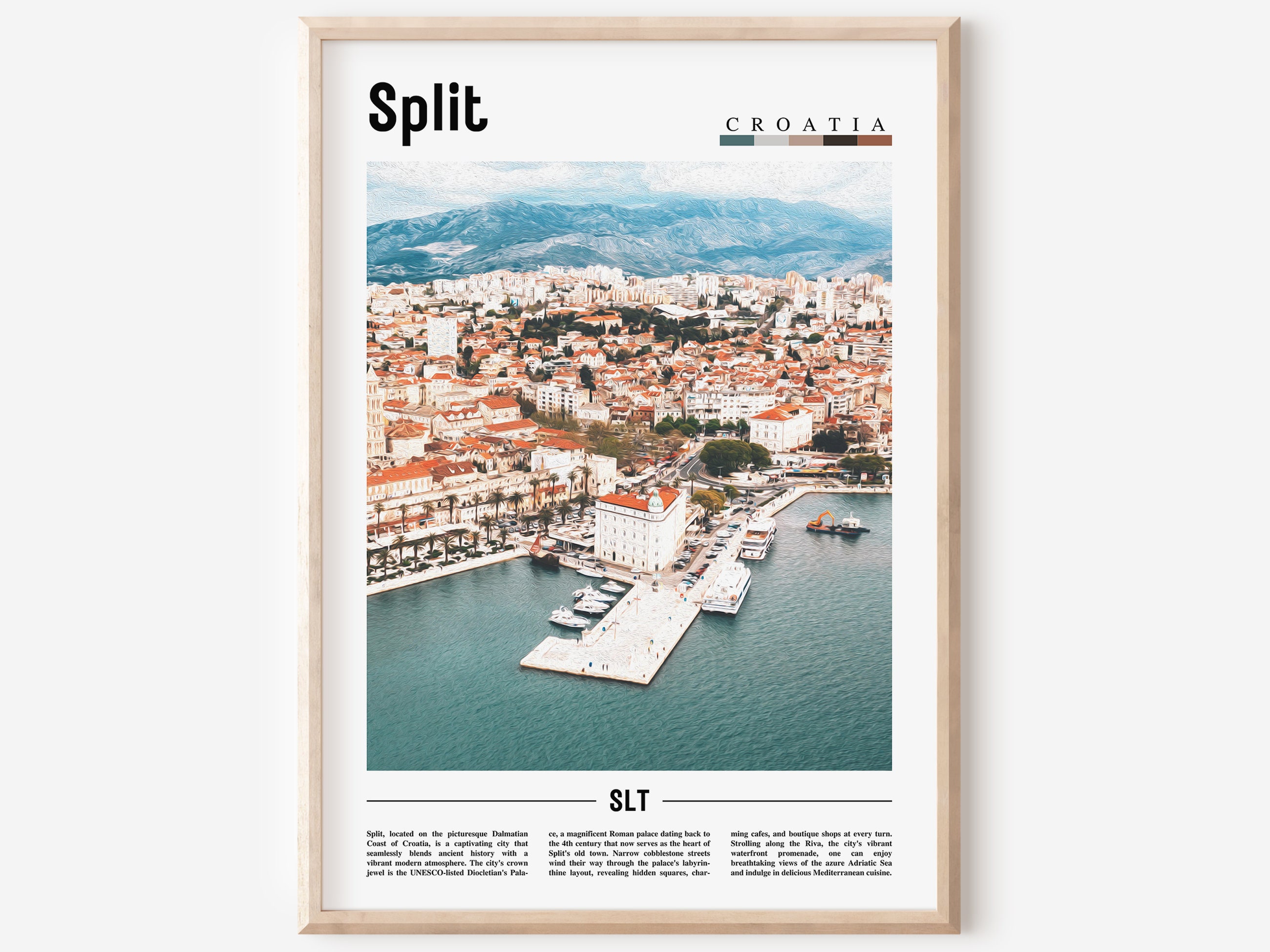 Split Poster Split Print Split Wall Art Europe Photo - Etsy