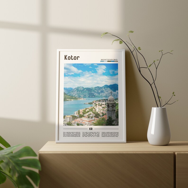 Kotor Poster, Kotor Print, Kotor Wall Art, Europe Photo, Europe Poster ...