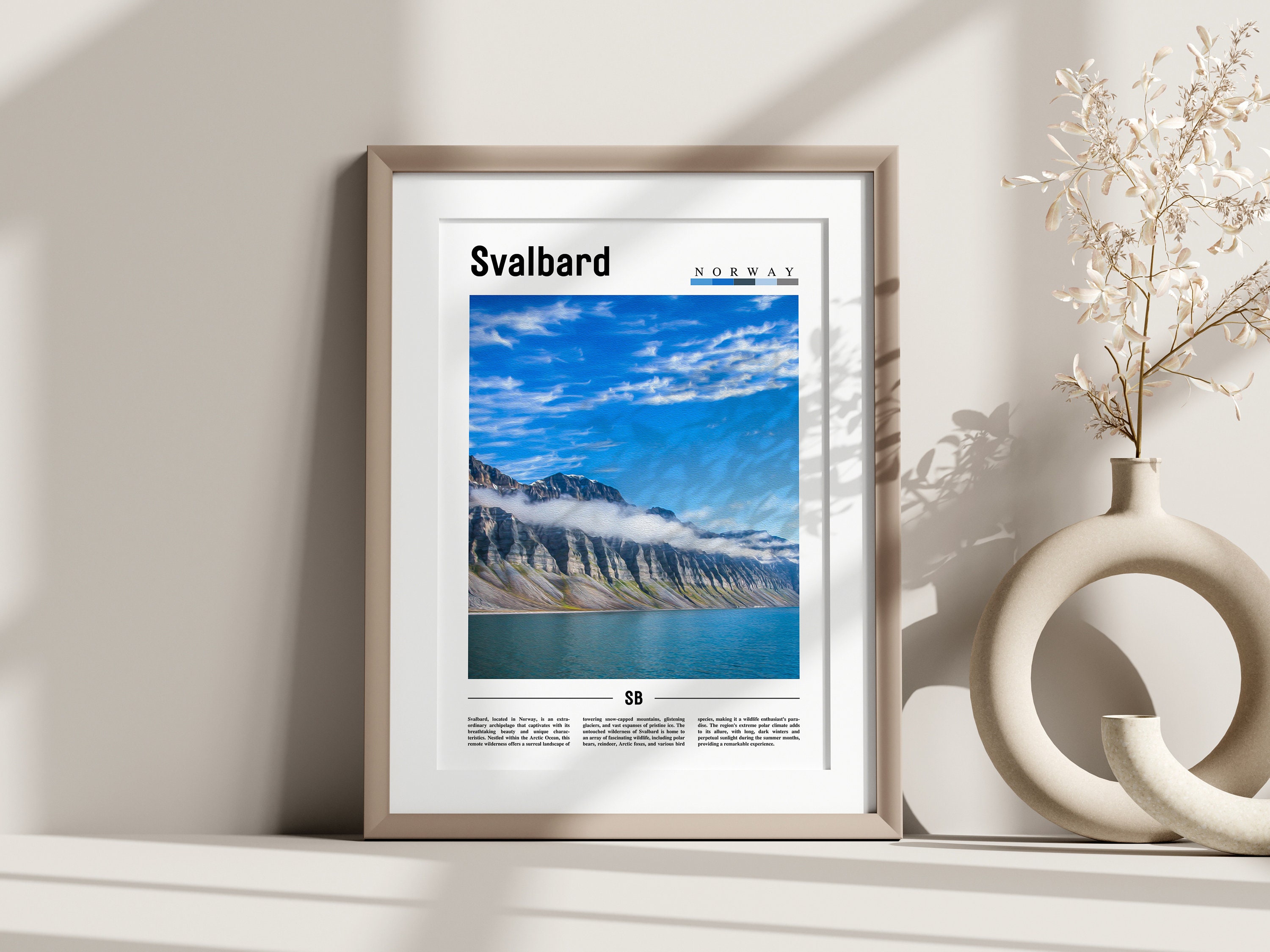 Svalbard Poster Svalbard Print Svalbard Wall Art Europe - Etsy