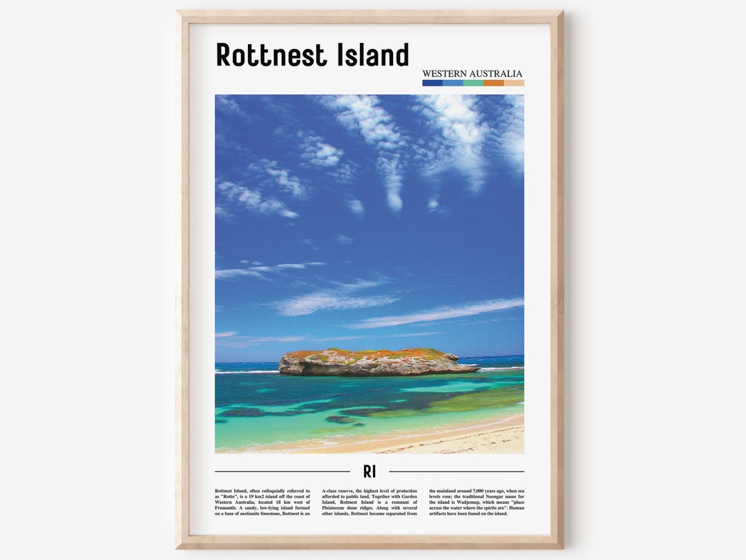 Rottnest Island Print, Rottnest Island Poster, Rottnest Island Wall Art ...