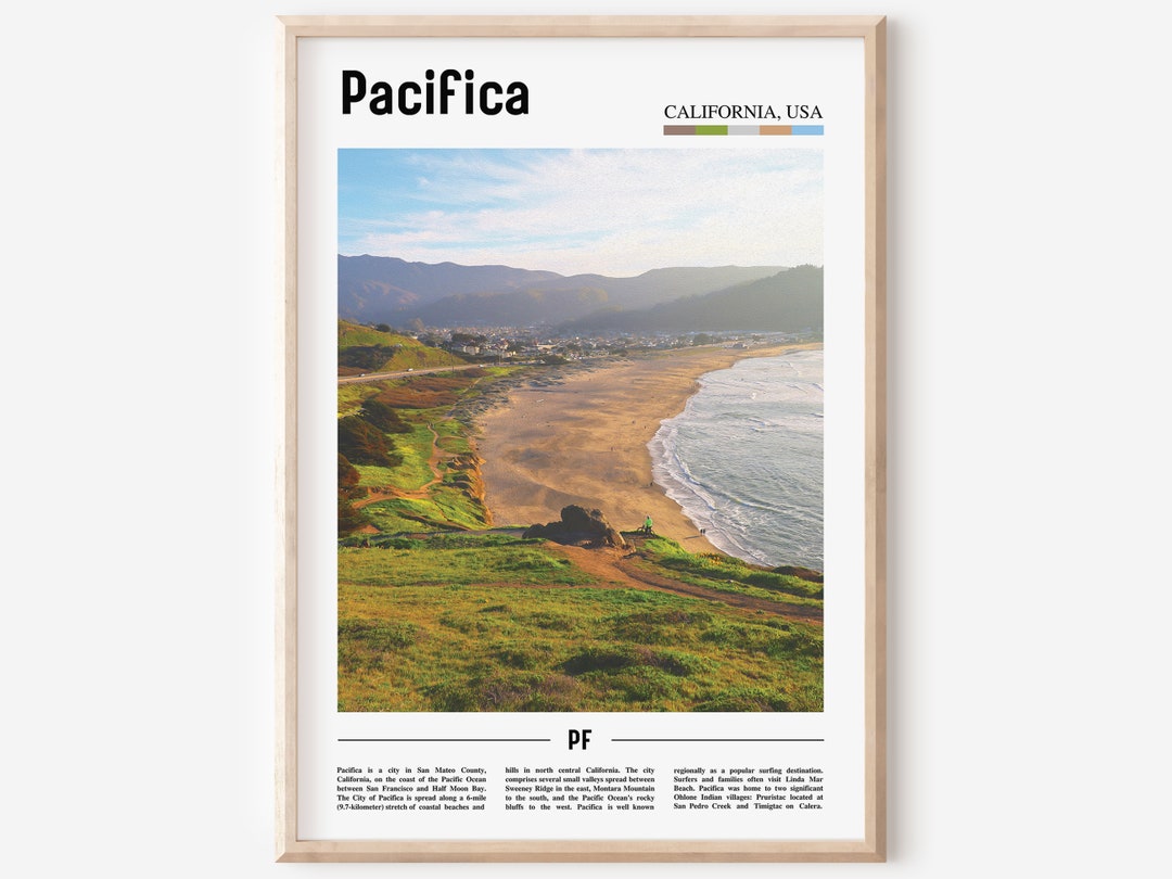 Pacifica Poster, Pacifica Poster, Pacifica Wandkunst, Ölgemälde Poster ...