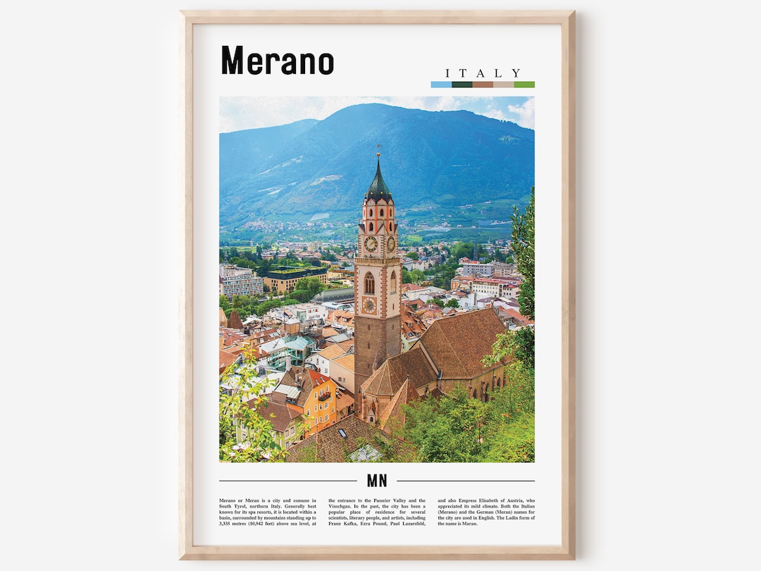 Merano Print, Merano Poster, Merano Wall Art, Italy Poster, Italy Print ...
