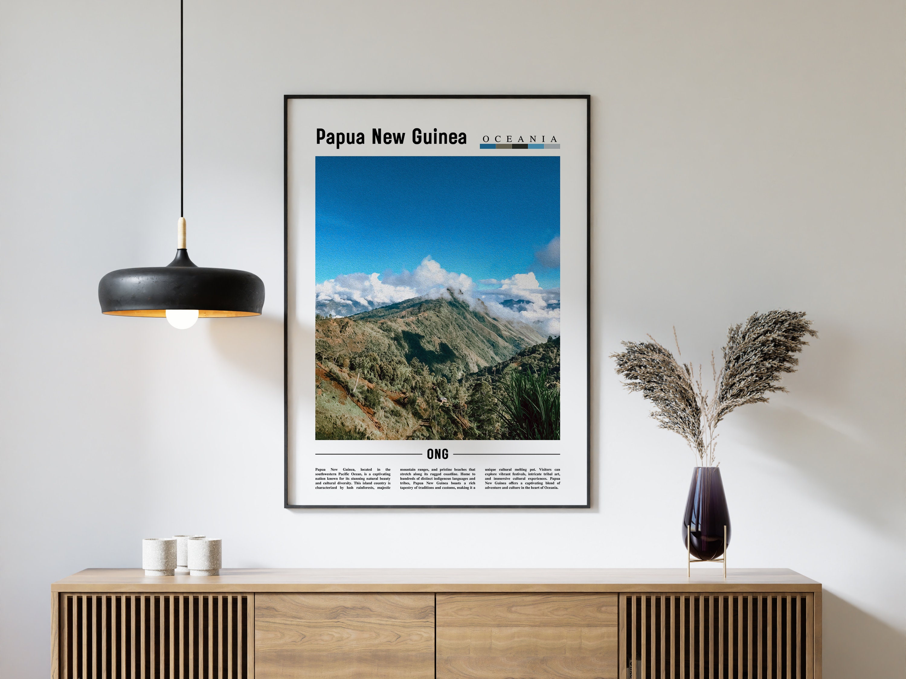Papua New Guinea Poster, Papua New Guinea Print, Papua New Guinea Wall ...